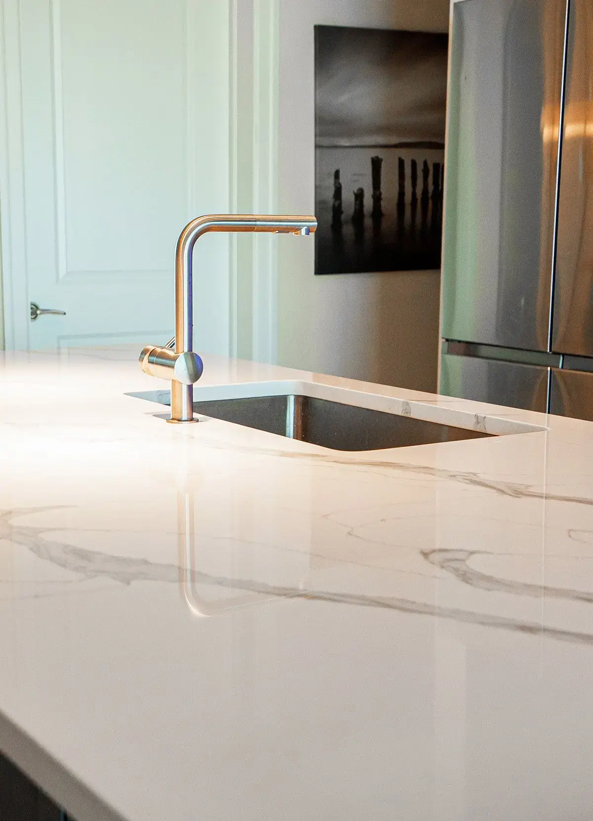 Calacatta Laza Marble Countertops in Wilmington | East Coast Marble